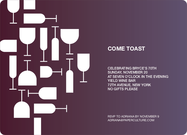 wine toasting ceremony script