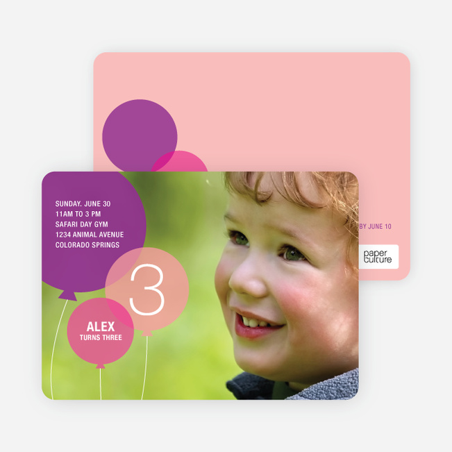 Dynamic Animal Duo Birthday Invitations | Paper Culture