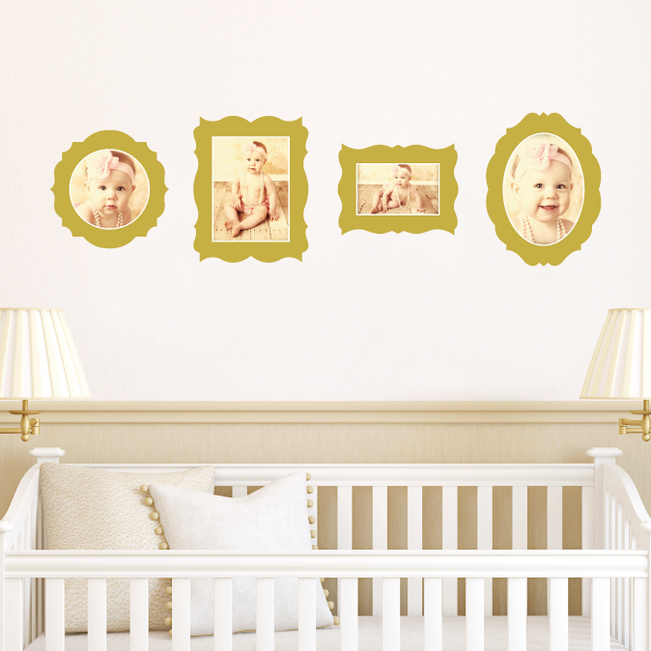 Antique Photo Frame Wall Decals | Paper Culture