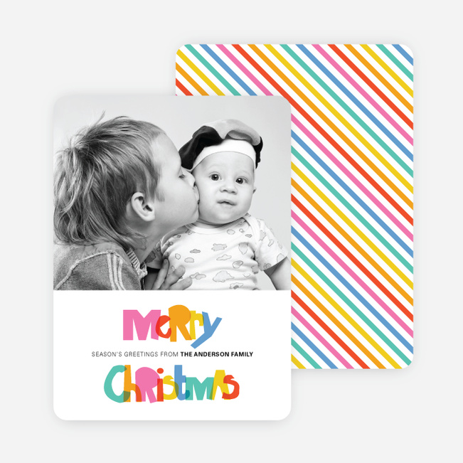 Fun Christmas Cards: Scribble Merry Christmas | Paper Culture