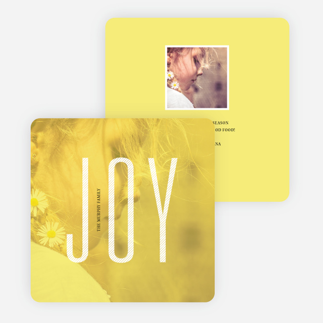 Visions of Joy Holiday Photo Cards | Paper Culture