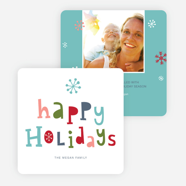Colorful Happy Holidays Cards | Paper Culture