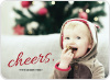 Cheers Snow Winter Photo Cards | Paper Culture