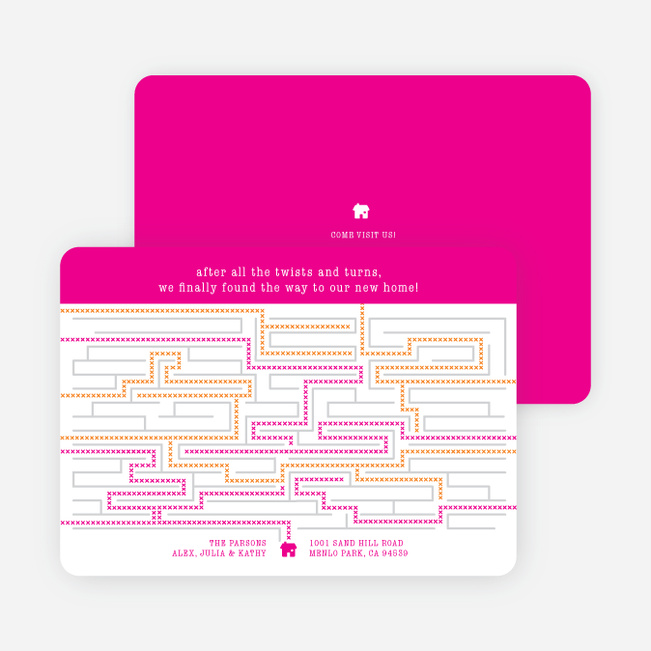 Maze Moving Announcements | Paper Culture