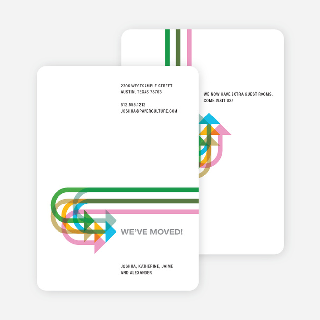 Moving on Up Moving Card | Paper Culture