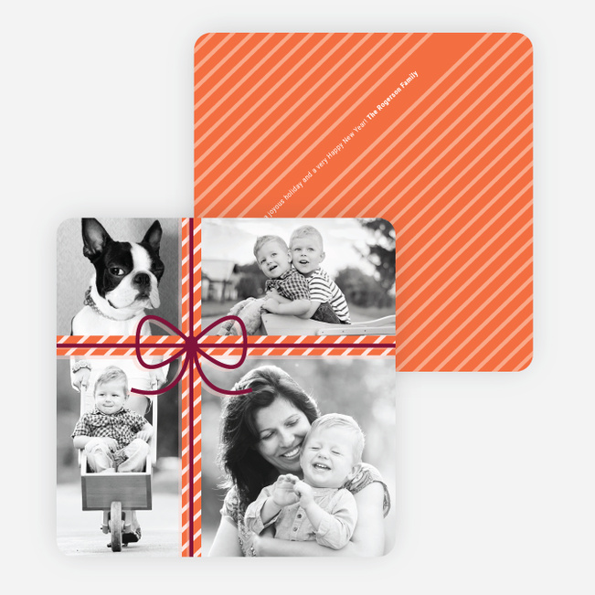 Photo Gift Wrap Holiday Cards | Paper Culture