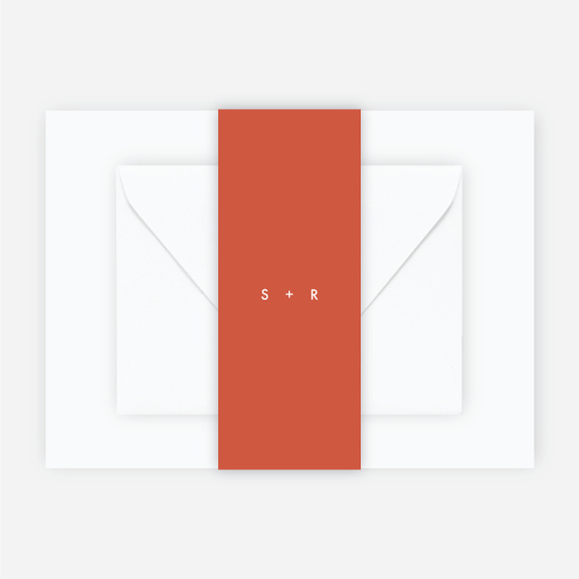 Color Pop Wedding Belly Bands | Paper Culture