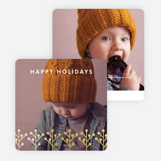 Foil Branches Holiday Cards | Paper Culture Foil Branches Holiday Cards | Paper Culture