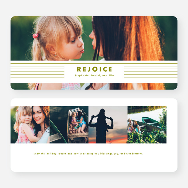 Rejoice Banner Holiday Cards | Paper Culture