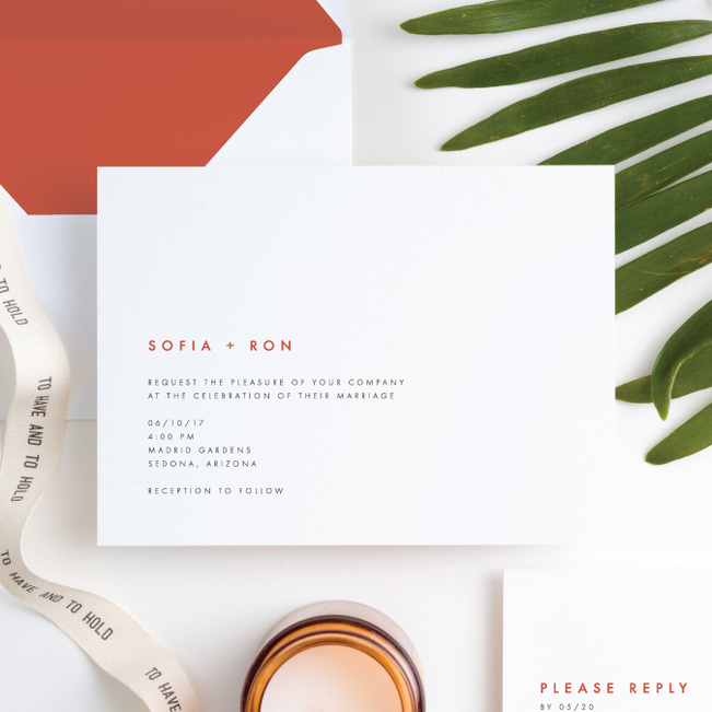 Color Pop Wedding Invitations | Paper Culture