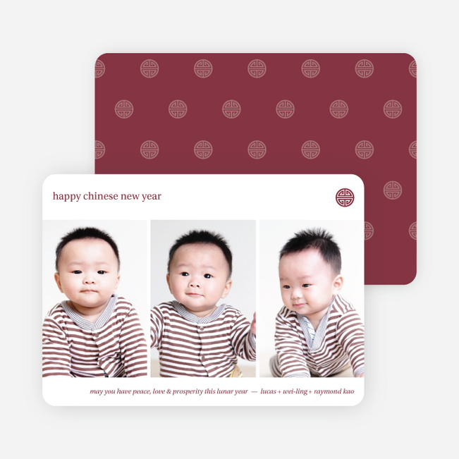 3 Photo Chinese New Year Cards | Paper Culture