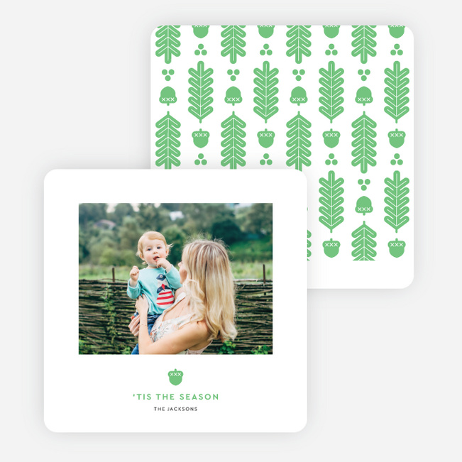 Acorn Crest Holiday Cards | Paper Culture