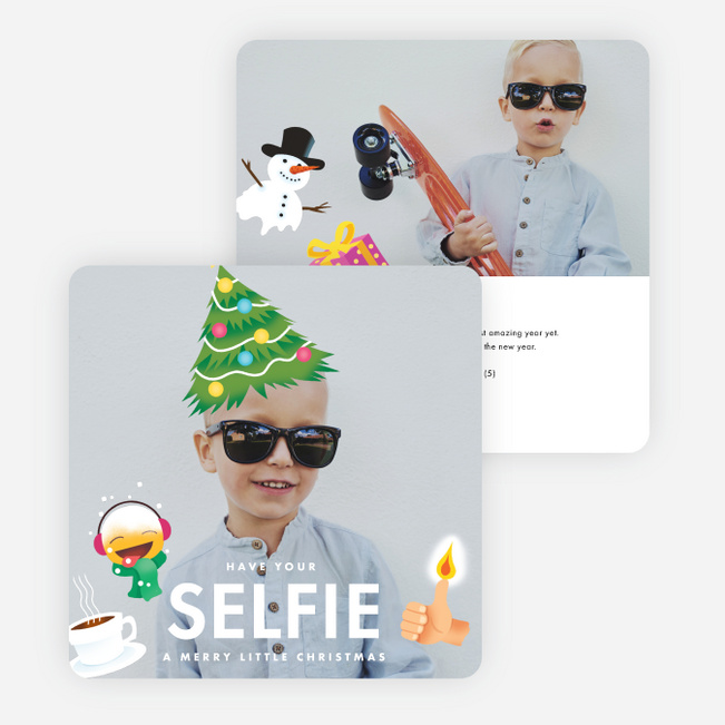Selfie Time Holiday Cards | Paper Culture