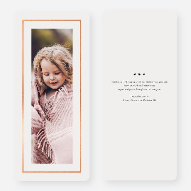 Foil & Center Holiday Cards | Paper Culture