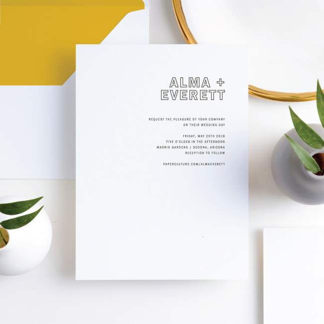 Color Up Wedding Invitations | Paper Culture