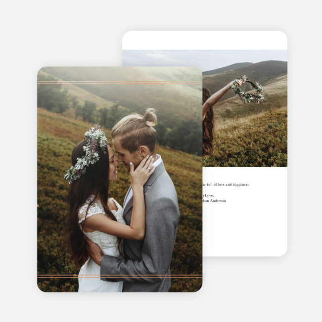 Foil Header Holiday Cards | Paper Culture