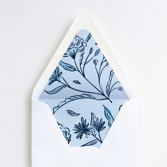 Vintage Frame Wedding Envelope Liners | Paper Culture