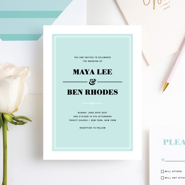 Simple & Chic Wedding Invitations | Paper Culture