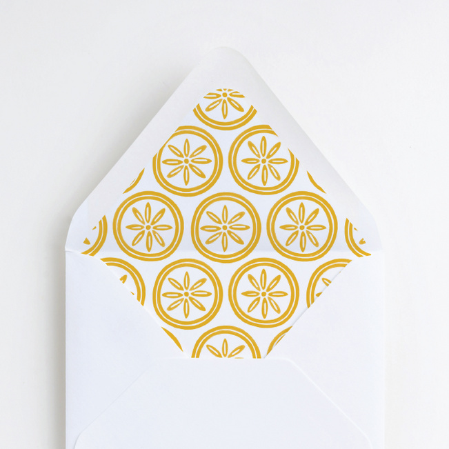 Brooklyn Bridge Views Wedding Envelope Liners | Paper Culture