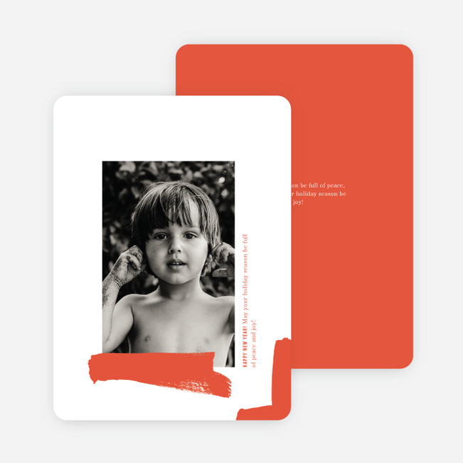 Painted Portrait Christmas Photo Cards & Holiday Photo Cards | Paper ...