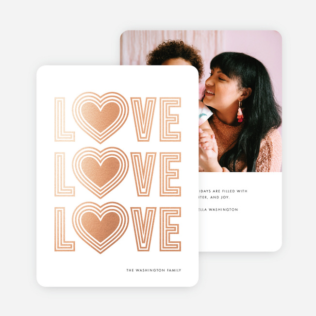 Love Always Wins Christmas Photo Cards & Holiday Photo Cards | Paper ...