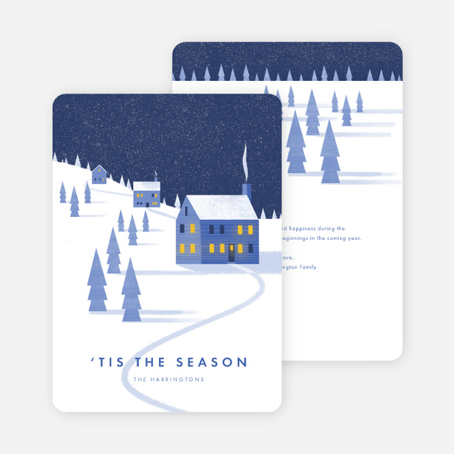 Winter House Holiday Cards | Paper Culture