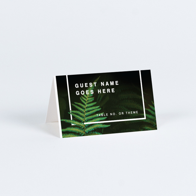 Exquisite Ferns Wedding Name Cards & Place Cards | Paper Culture