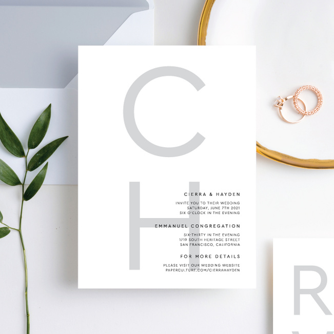 Big and Small Wedding Invitation Suites | Paper Culture