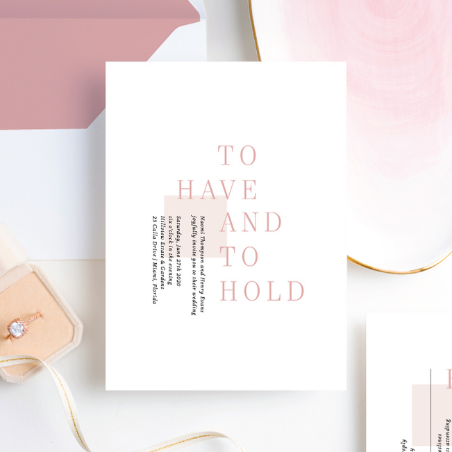 Square Direction Wedding Invitation Suites | Paper Culture