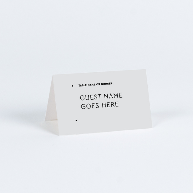 Bold Watermark Wedding Name Cards & Place Cards | Paper Culture