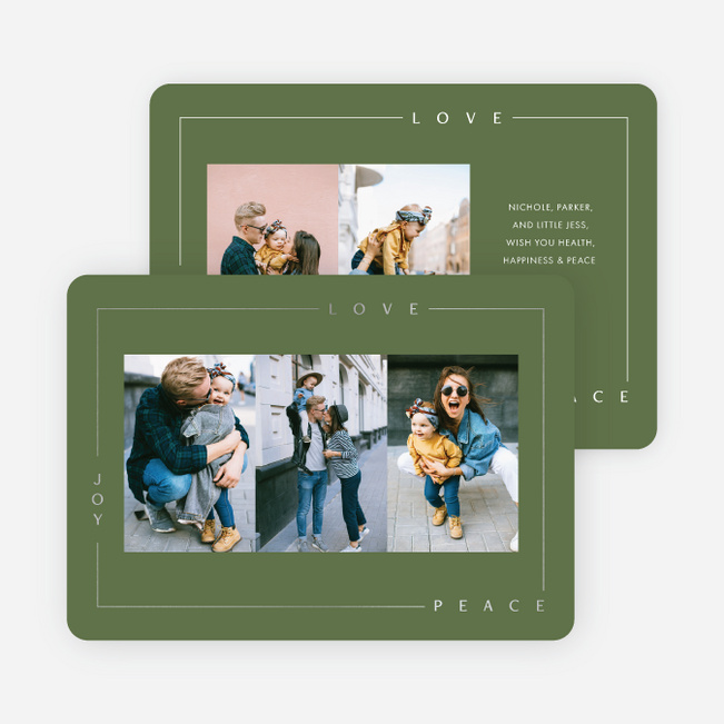 All Connected Multi Photo Holiday Cards | Paper Culture