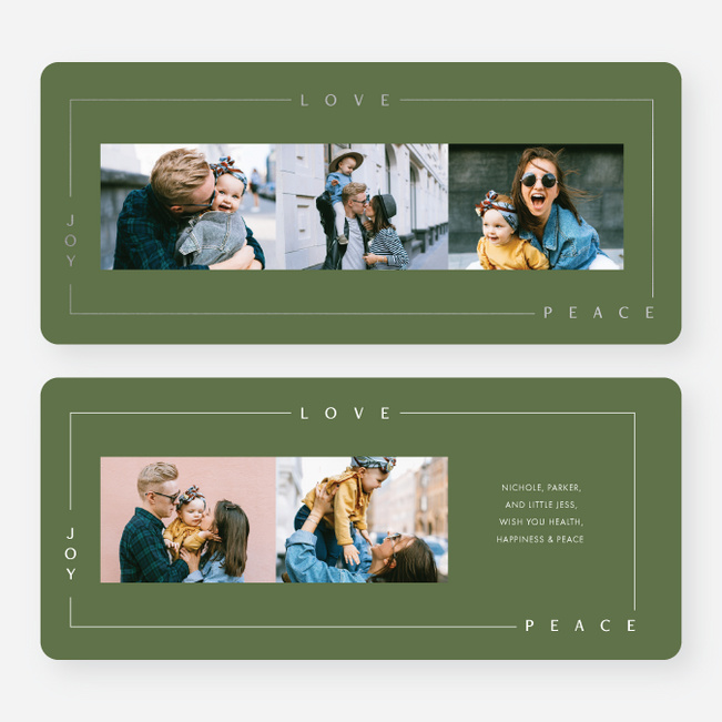 All Connected Multi Photo Holiday Cards | Paper Culture