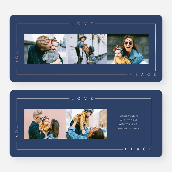 All Connected Multi Photo Holiday Cards | Paper Culture