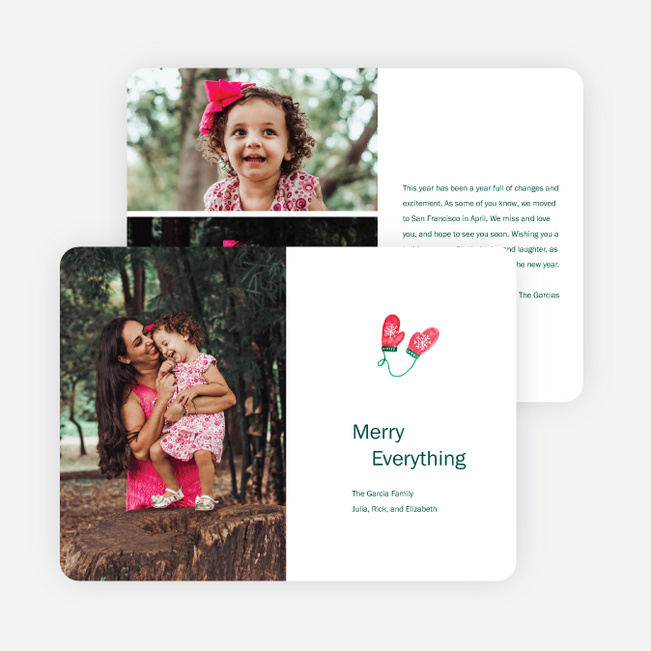 Winter Necessities Multi Photo Holiday Cards | Paper Culture