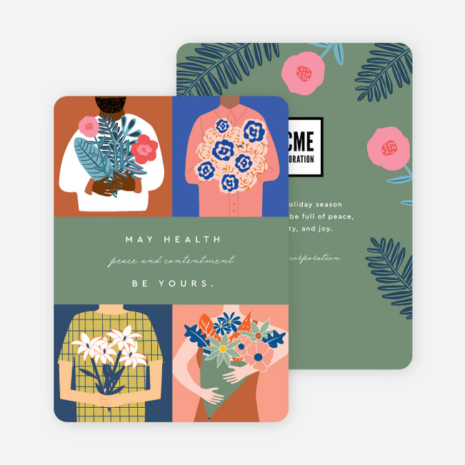 Shared Message Business and Corporate Holiday Cards | Paper Culture