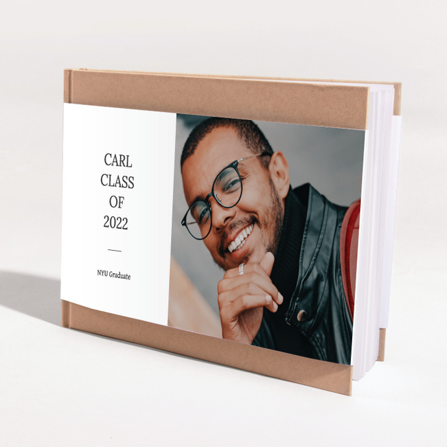 Hardcover Layflat Editorial Photo Graduation Album | Paper Culture