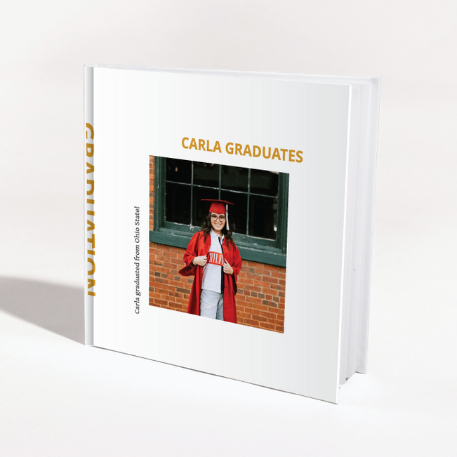 Hardcover Modern Graduation Photo Album | Paper Culture