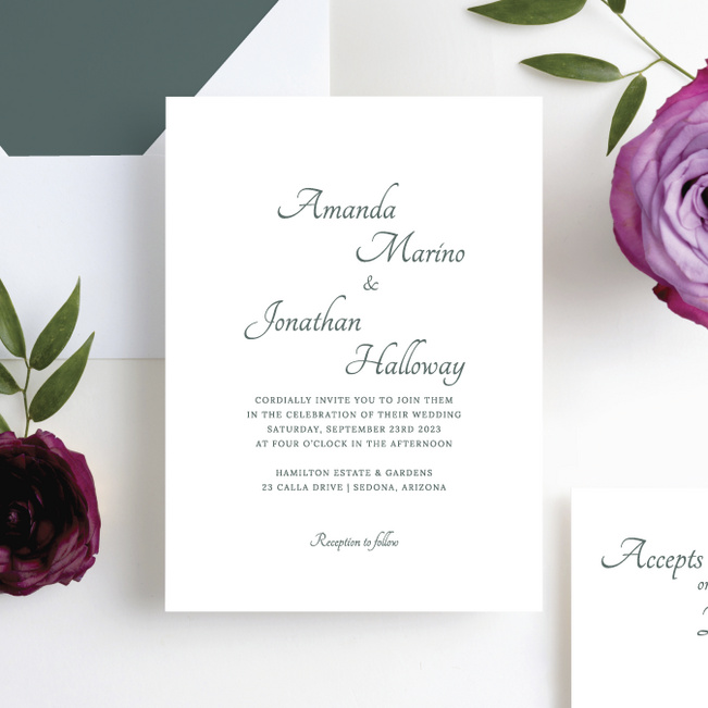Classic Appeal Wedding Invitations | Paper Culture