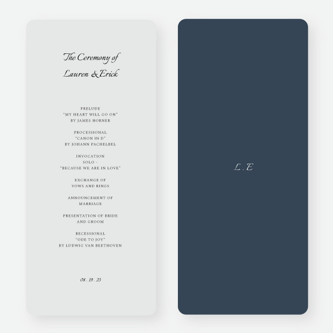 Filled With Grace Wedding Programs | Paper Culture