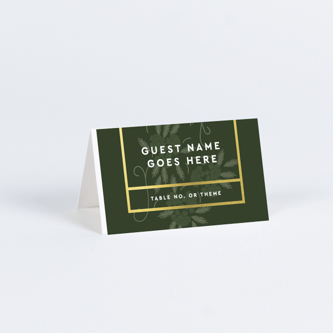 Floral Watermark Wedding Name Cards & Place Cards | Paper Culture