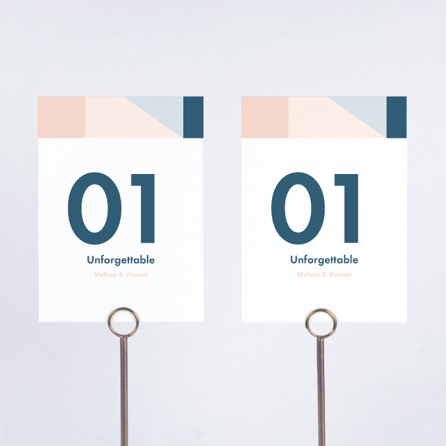 Taking Shape Wedding Table Cards | Paper Culture
