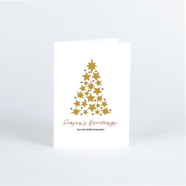 Tree Assemblage Corporate Holiday Cards & Corporate Christmas Cards ...