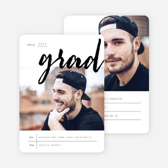 Huge Milestone Graduation Invitations | Paper Culture