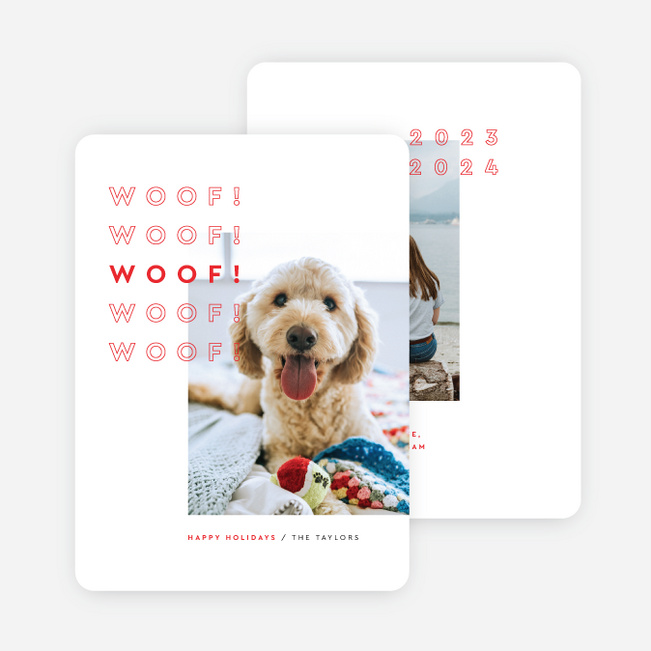 Woof the Season Pet Holiday Cards | Paper Culture
