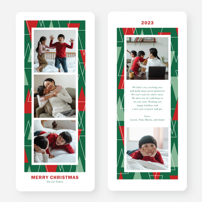 Tree Pattern Christmas Cards | Paper Culture