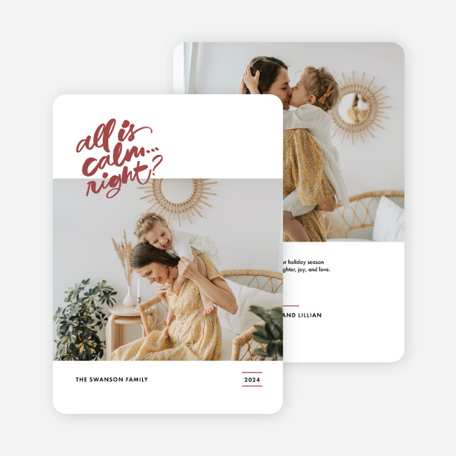 Is It Calm Holiday Cards and Invitations | Paper Culture