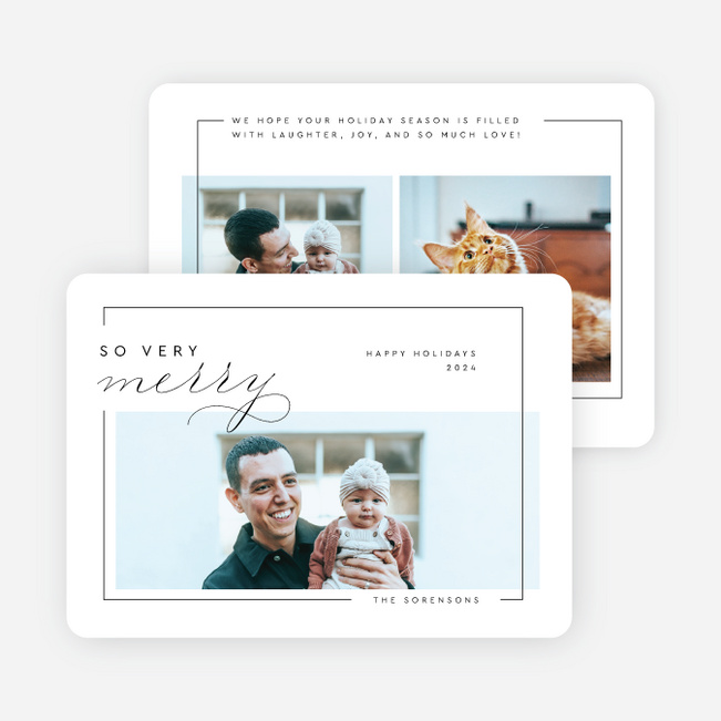 So Very Merry Holiday Cards and Invitations | Paper Culture