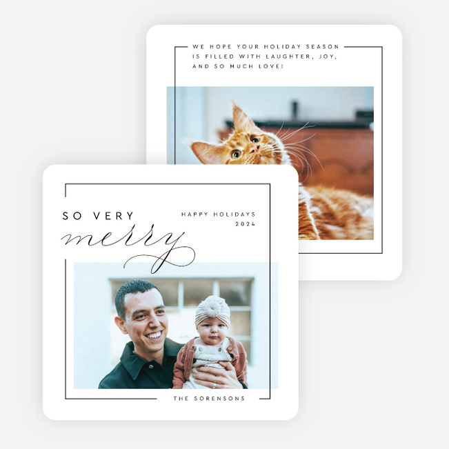 So Very Merry Holiday Cards and Invitations | Paper Culture