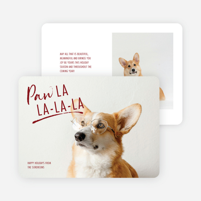 Spreading Pawsitive Vibes Holiday Cards and Invitations | Paper Culture