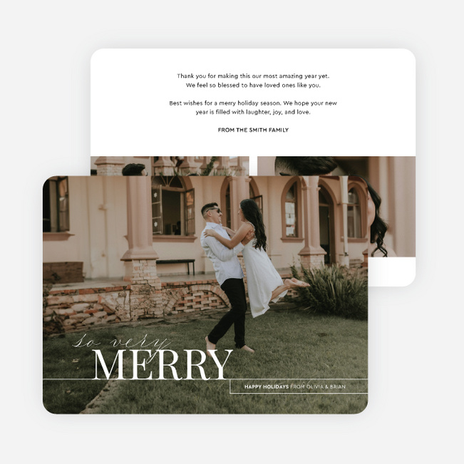 Oh So Very Merry Holiday Cards and Invitations | Paper Culture
